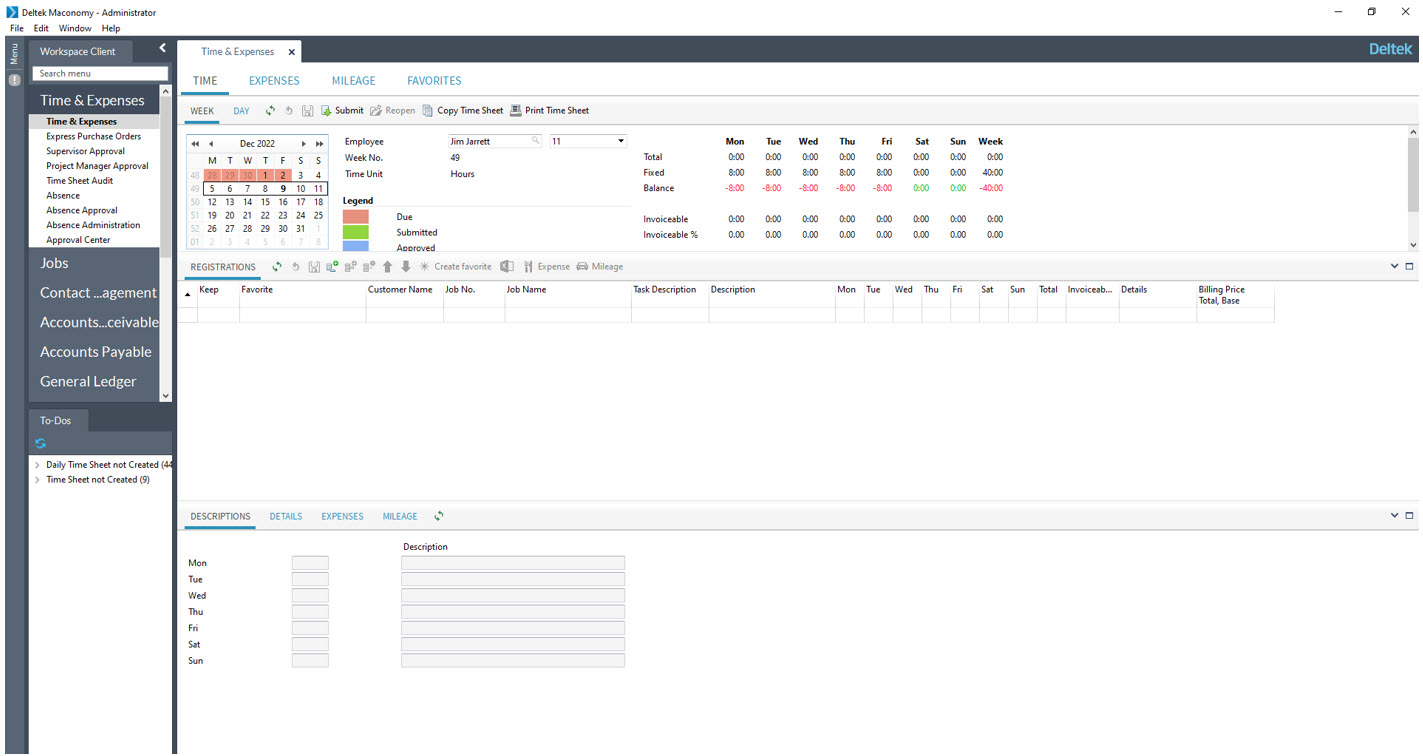 Maconomy Help Center